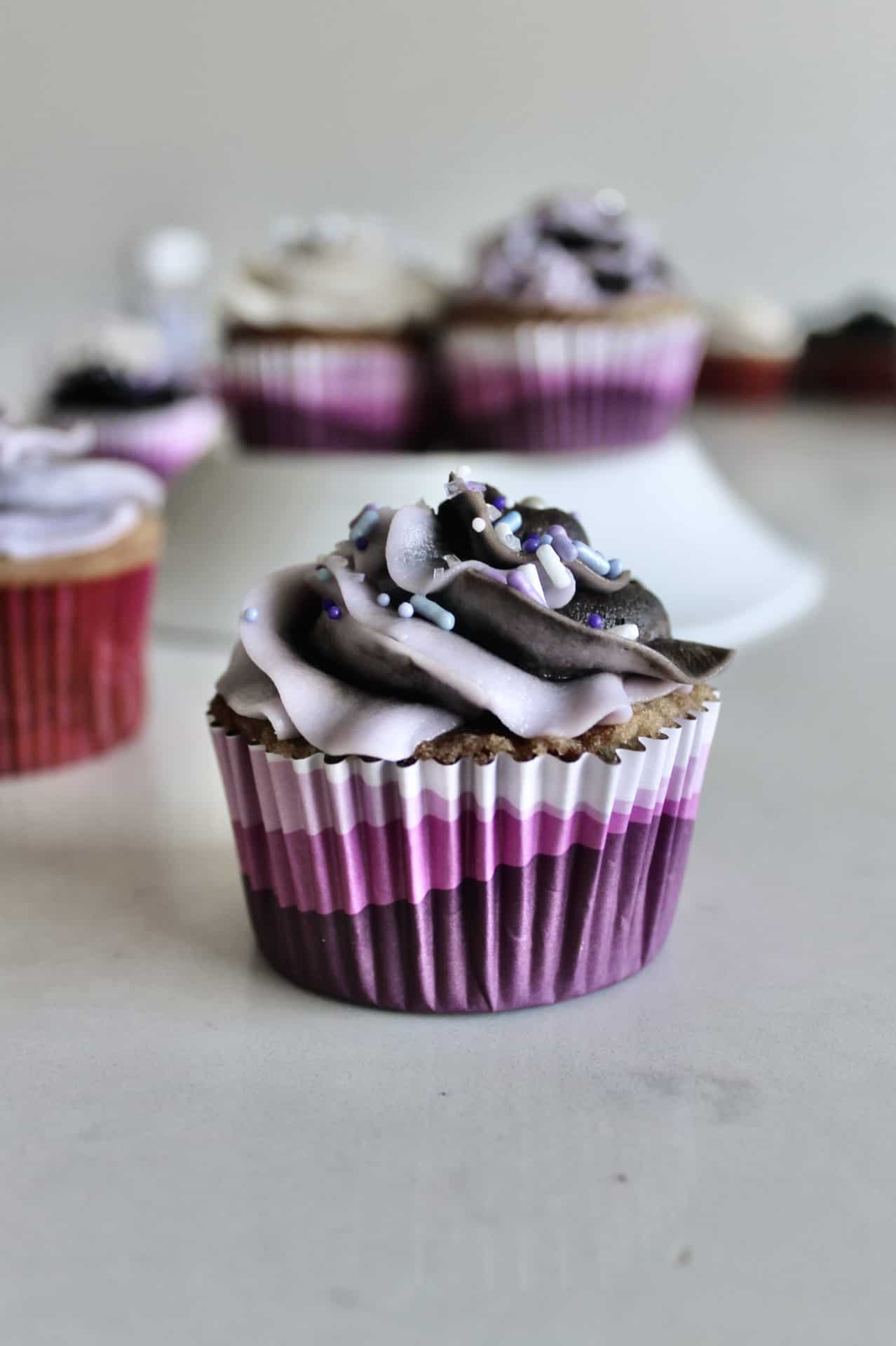 Piping Colorful Frosting Swirls - Susan Brings Dessert