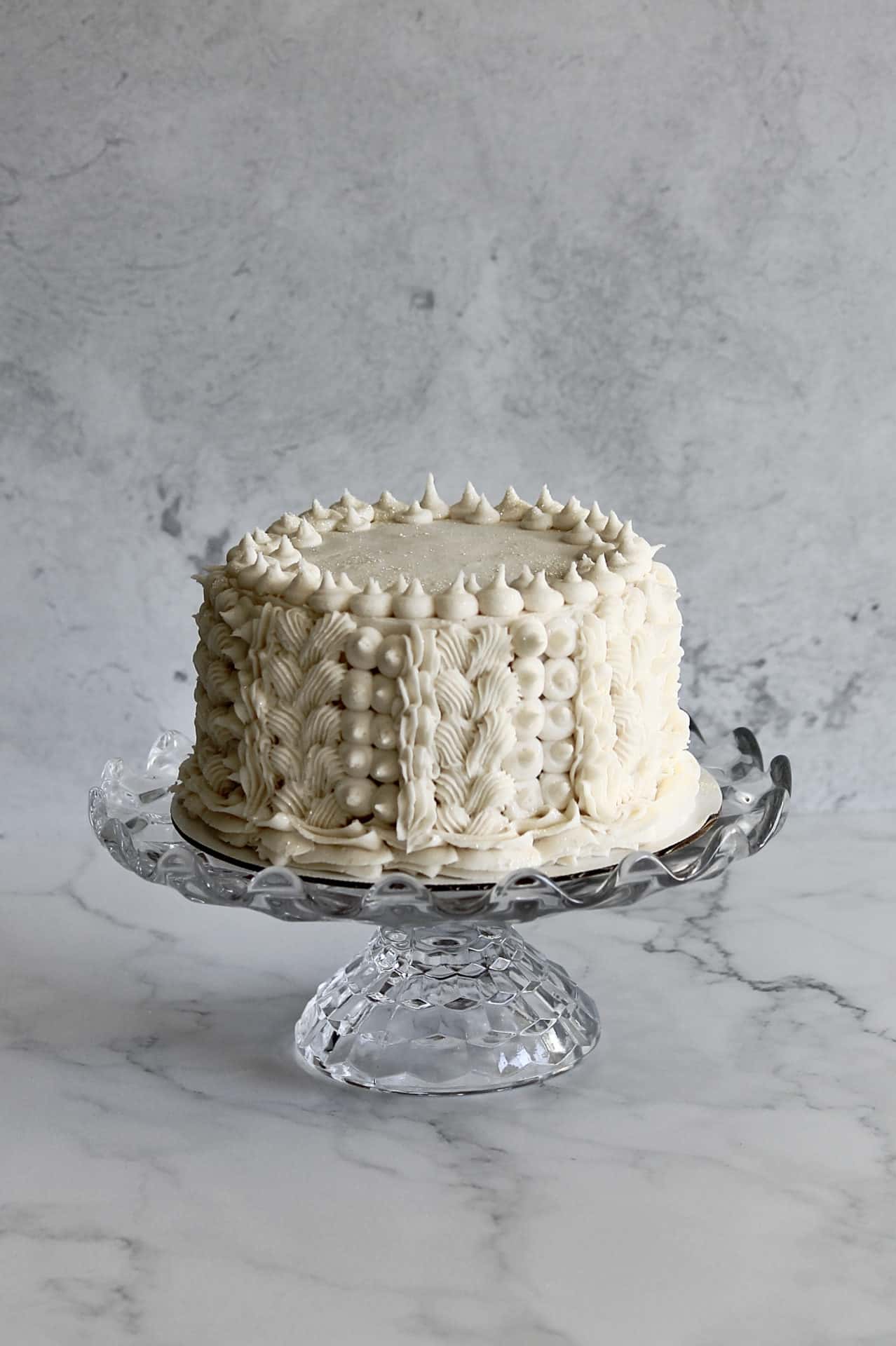 Textured Buttercream Cake - Susan Brings Dessert