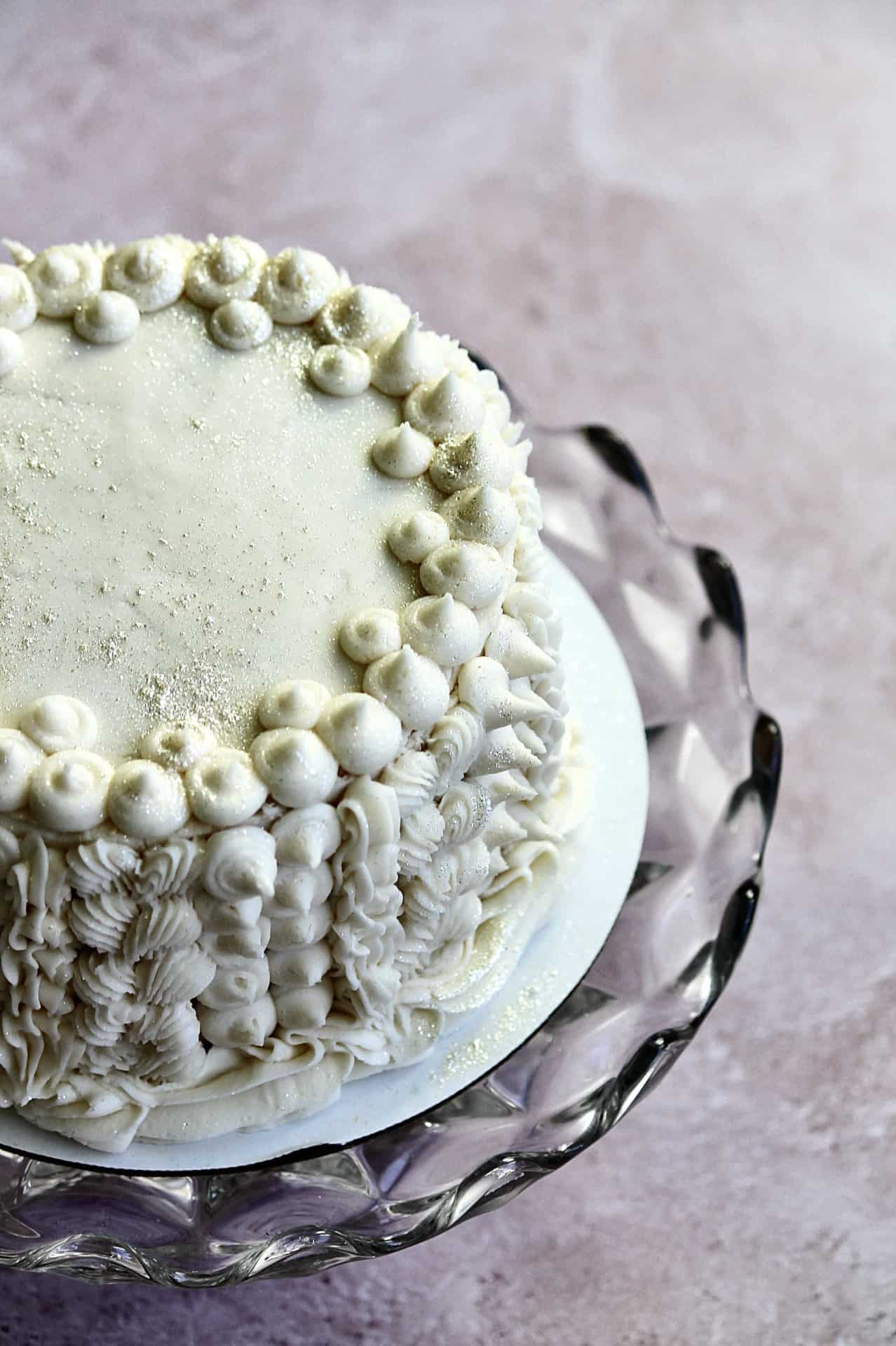 Textured Buttercream Cake - Susan Brings Dessert