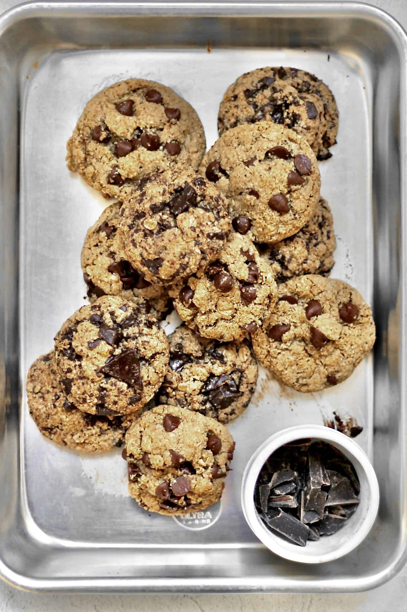 Easy Big Batch Chocolate Chip Cookies - Susan Brings Dessert