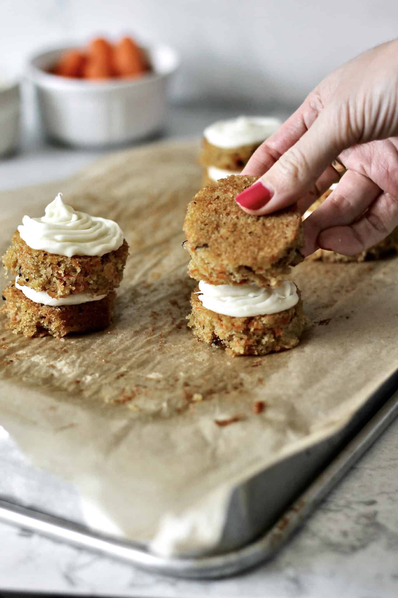 Mini Carrot Cakes - Susan Brings Dessert