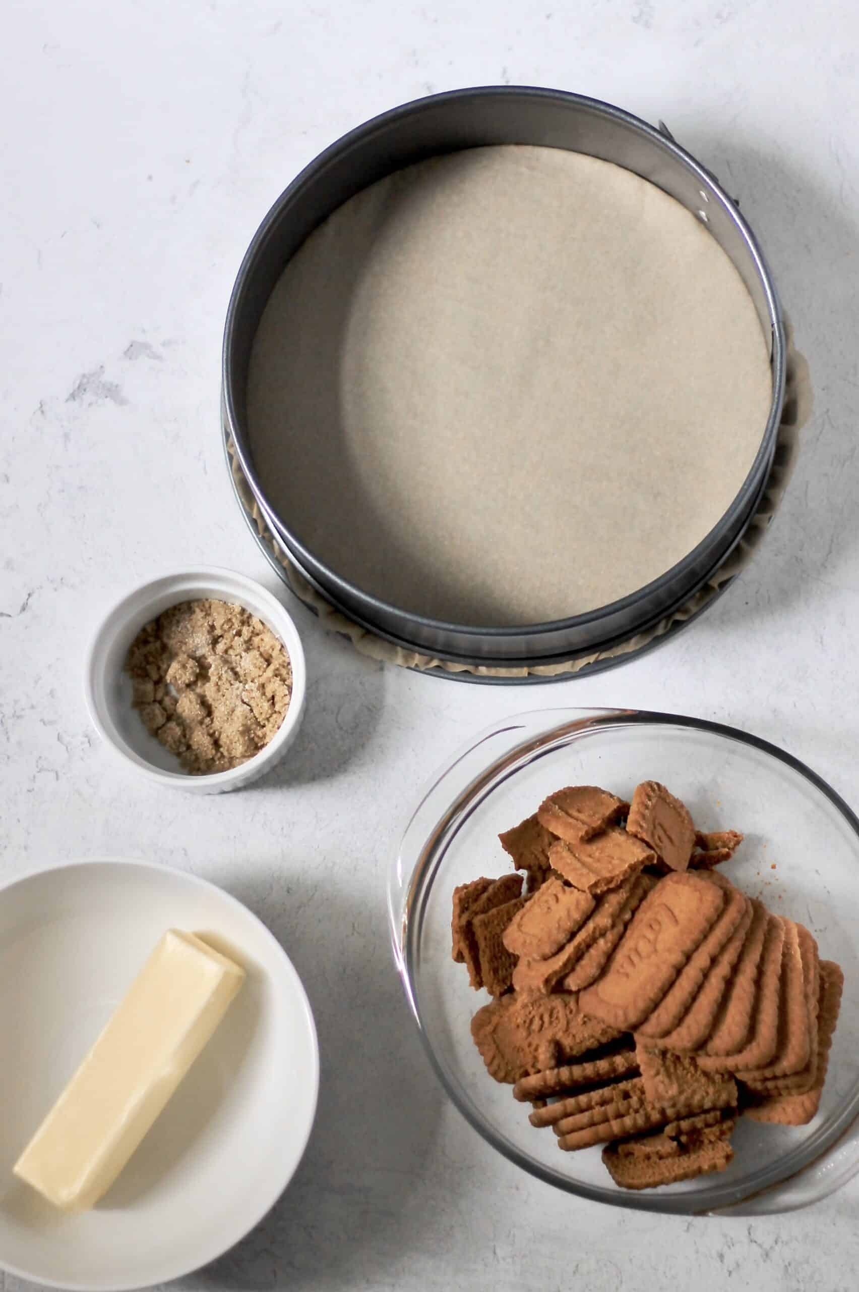 Biscoff Pie Crust (No-bake) - Susan Brings Dessert