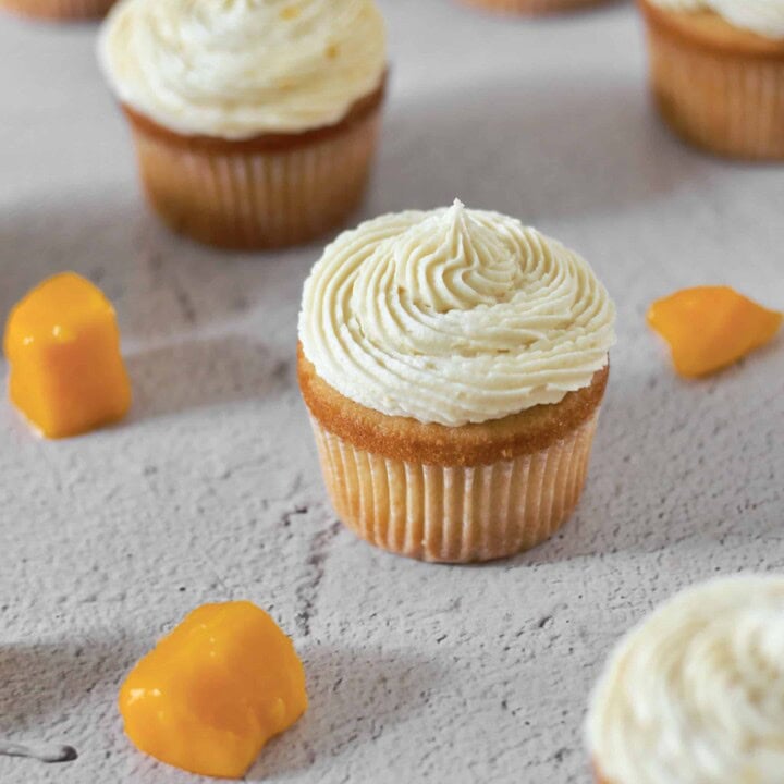 Mango Buttercream for Cake and Cupcakes - Susan Brings Dessert