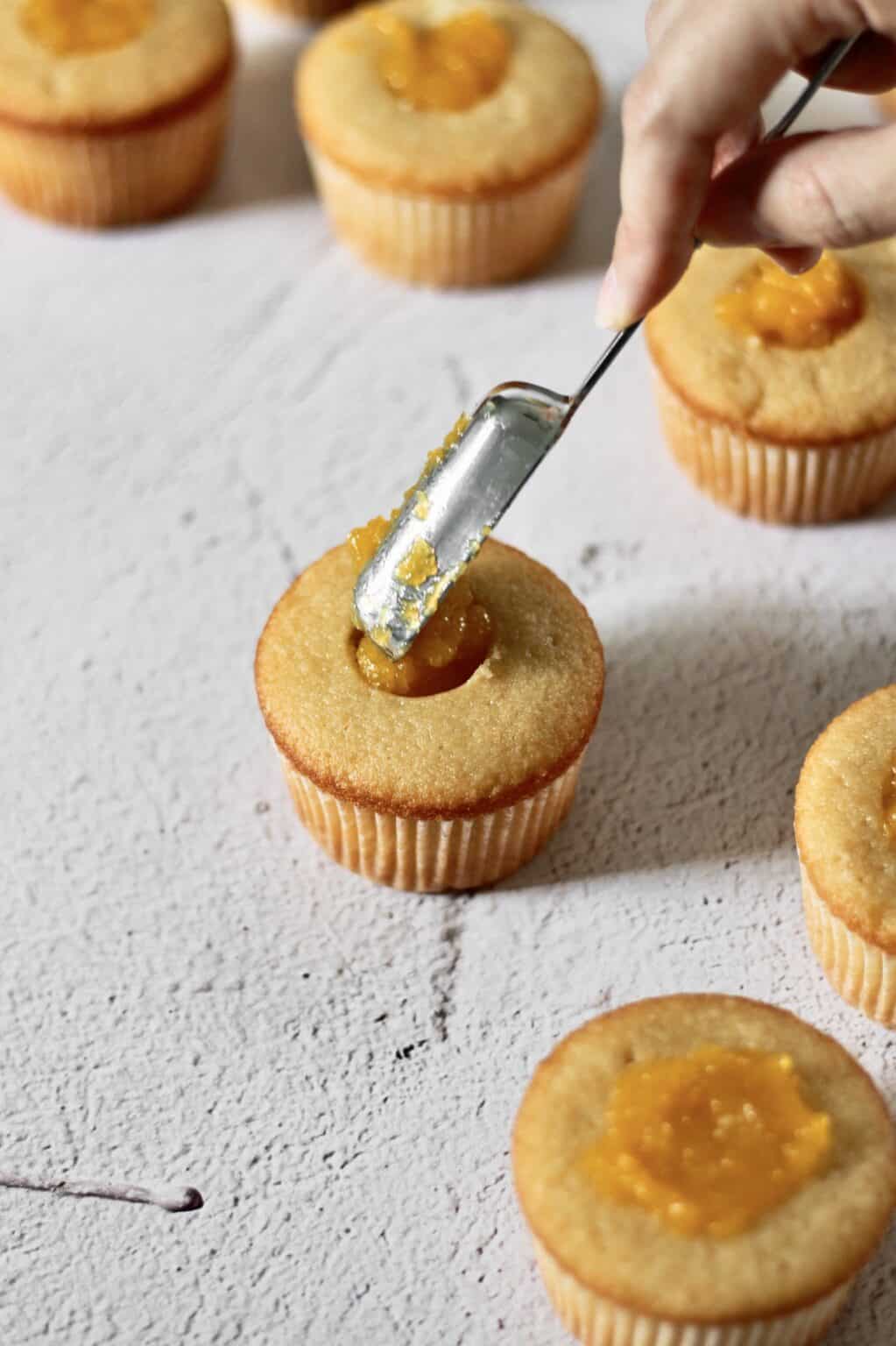 Mango Buttercream for Cake and Cupcakes - Susan Brings Dessert