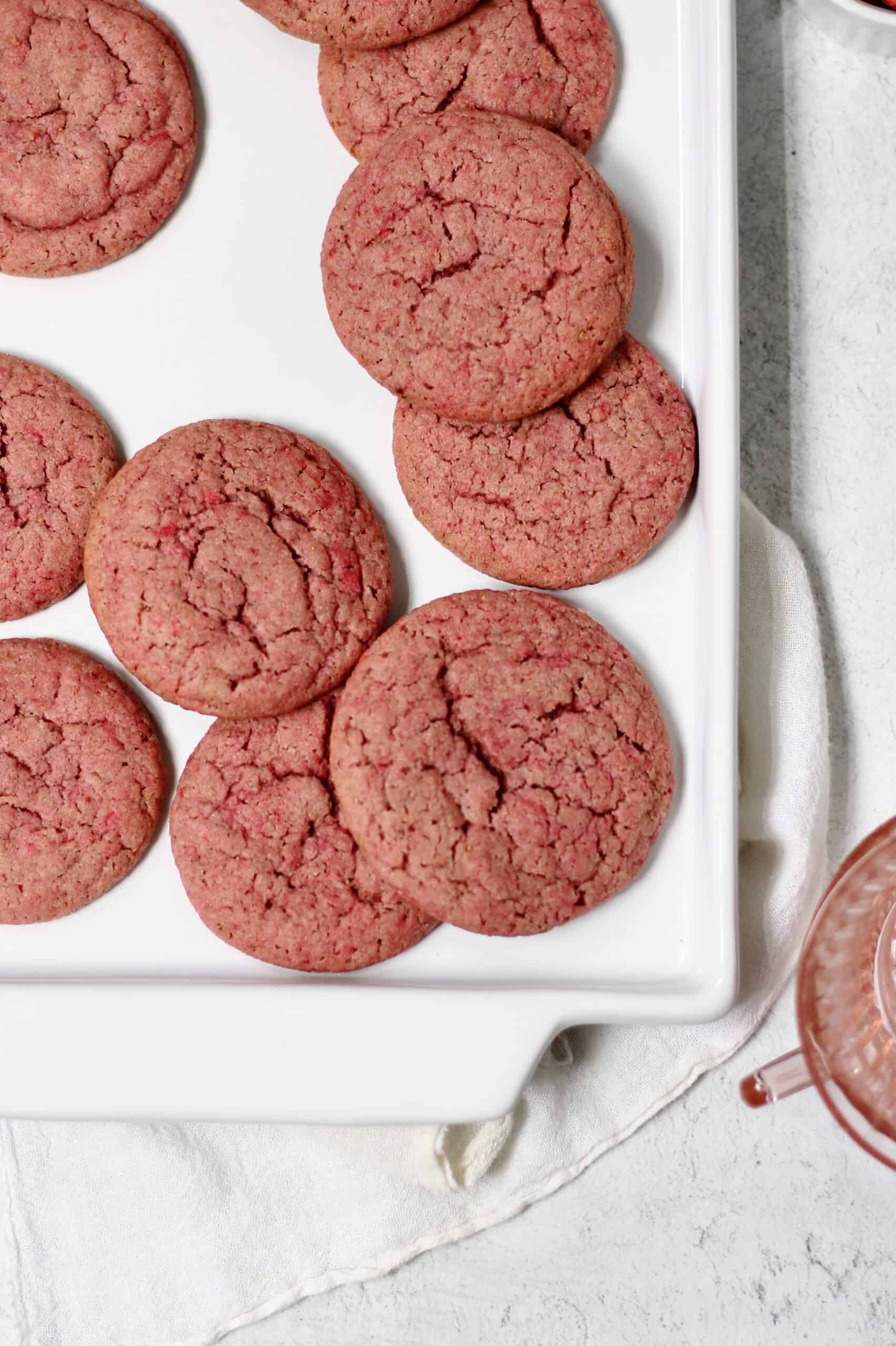 Homemade Pink Sugar Cookies - Susan Brings Dessert