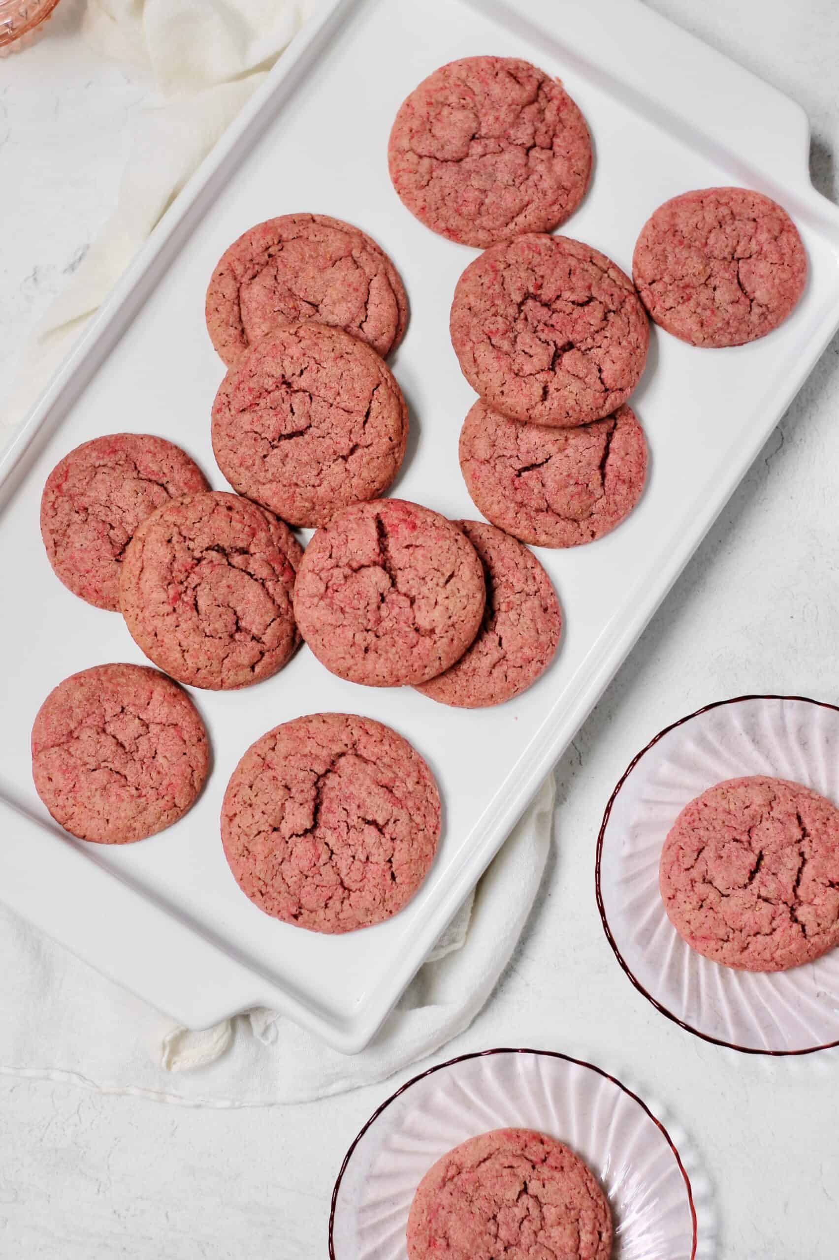 Homemade Pink Sugar Cookies - Susan Brings Dessert