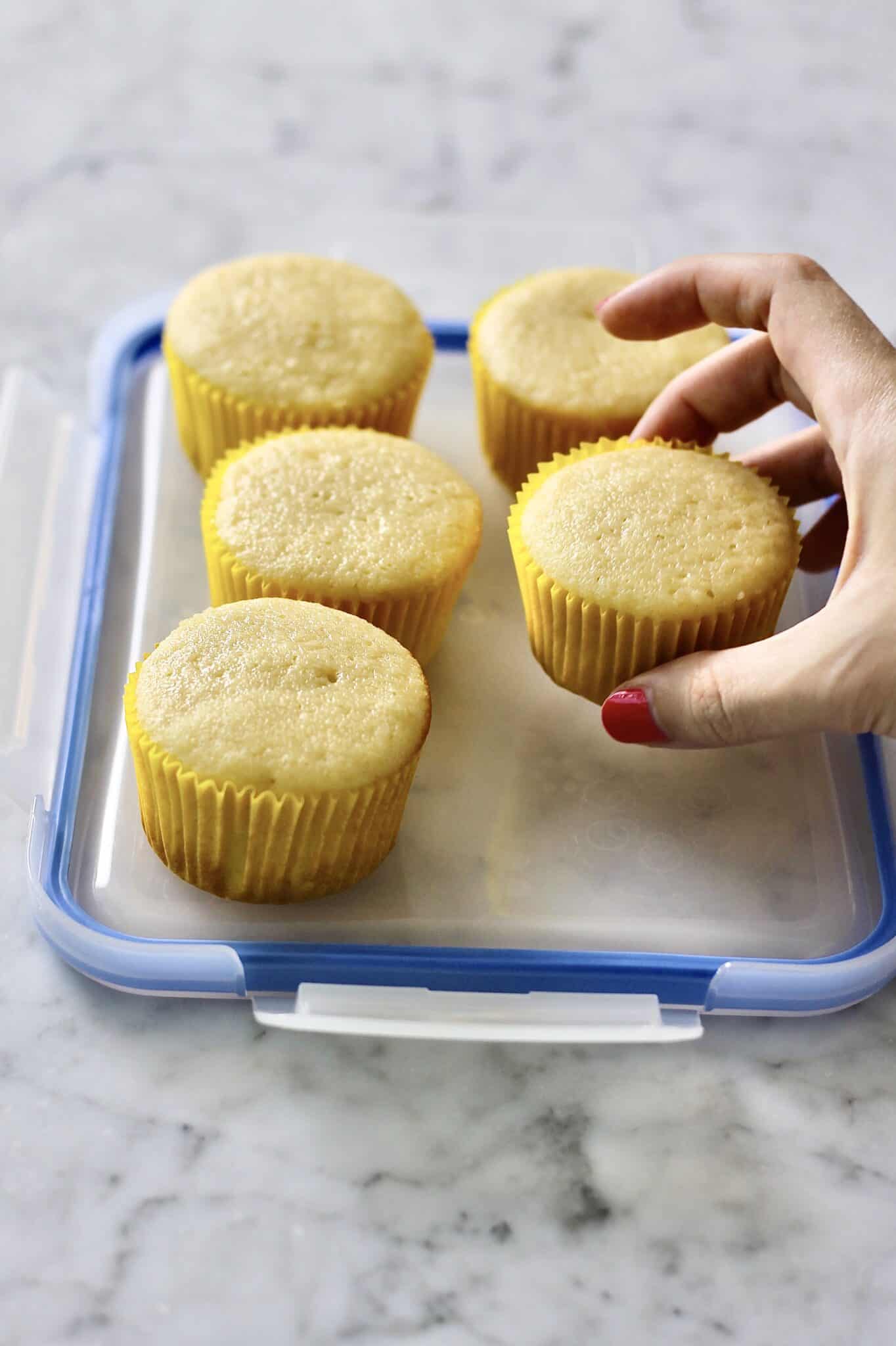 How to Freeze and Store Cupcakes with Frosting - Susan Brings Dessert