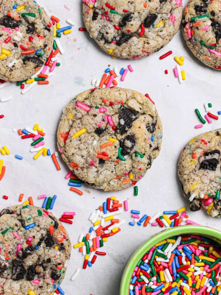 Funfetti Oreo Cookies (No Chill, Ready in 30 Minutes) - Susan Brings ...