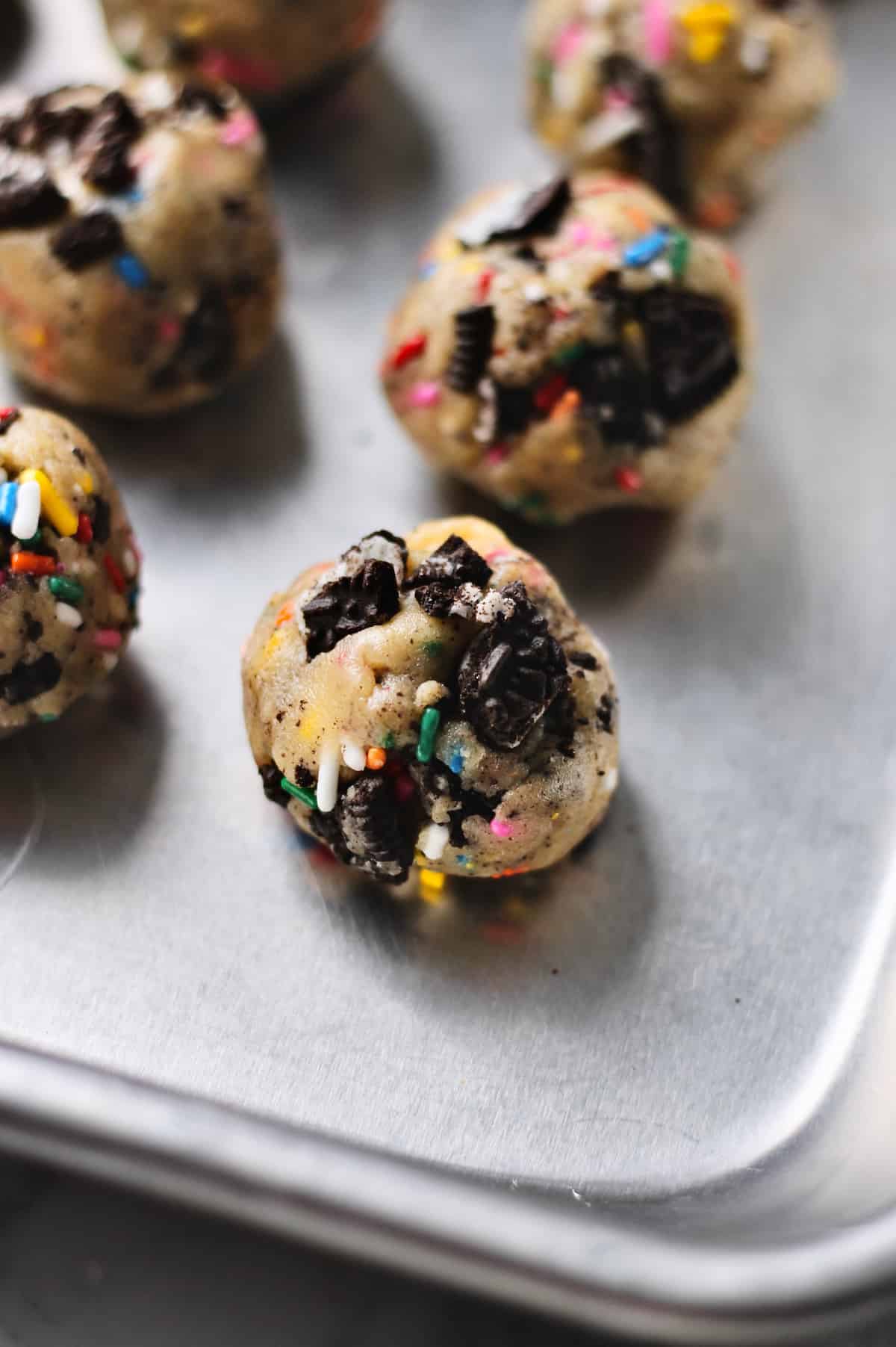 Soft and Chewy Funfetti Oreo Cookies - Susan Brings Dessert