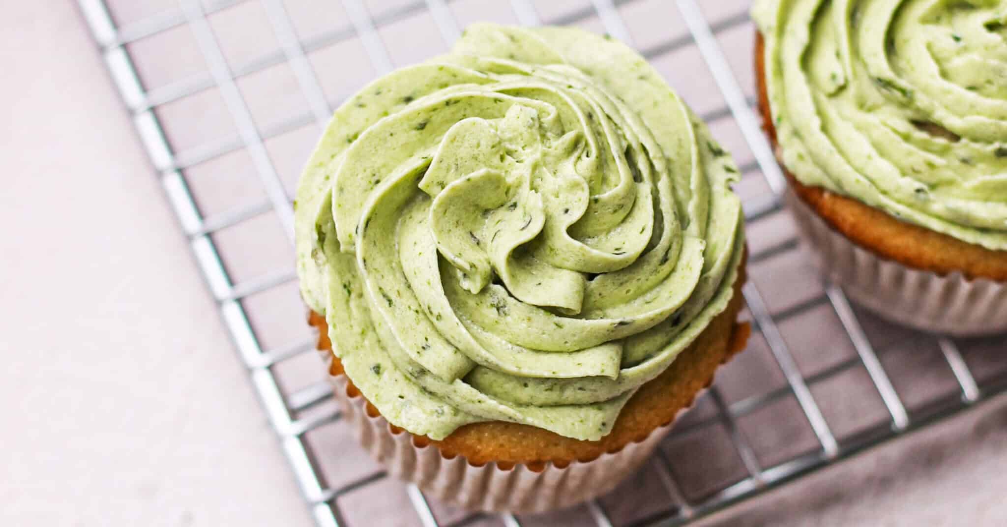Basil Buttercream - Susan Brings Dessert