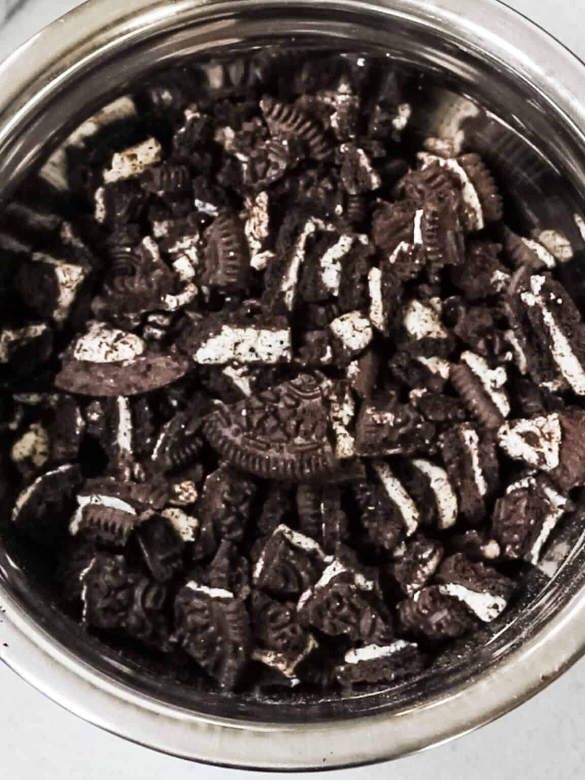 Coffee Oreo Cookies with Chocolate Chunks - Susan Brings Dessert