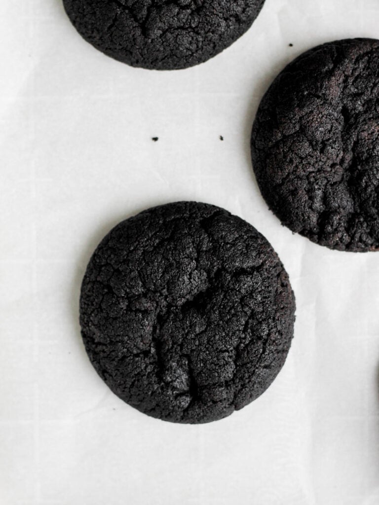 Black Cocoa Cookies (No Dye, Soft & Chewy) - Susan Brings Dessert