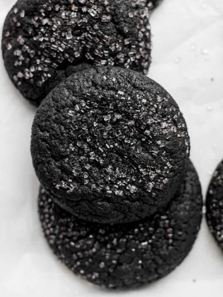 Black Cocoa Cookies (No Dye, Soft & Chewy) - Susan Brings Dessert