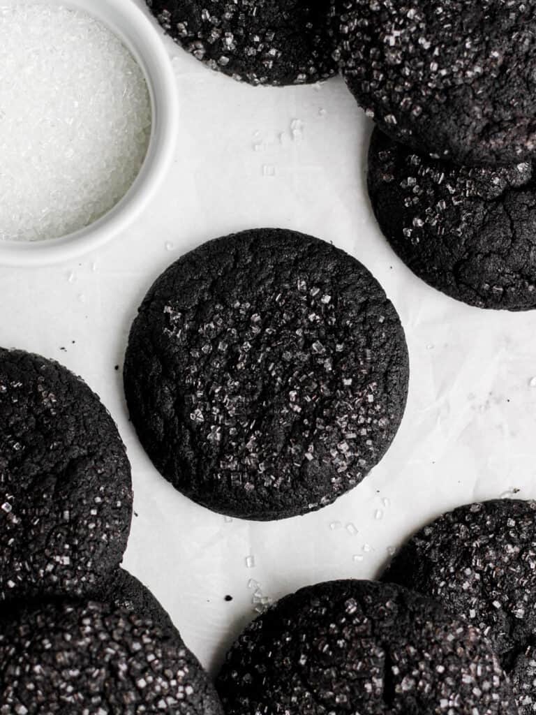 Black Cocoa Cookies (No Dye, Soft & Chewy) - Susan Brings Dessert