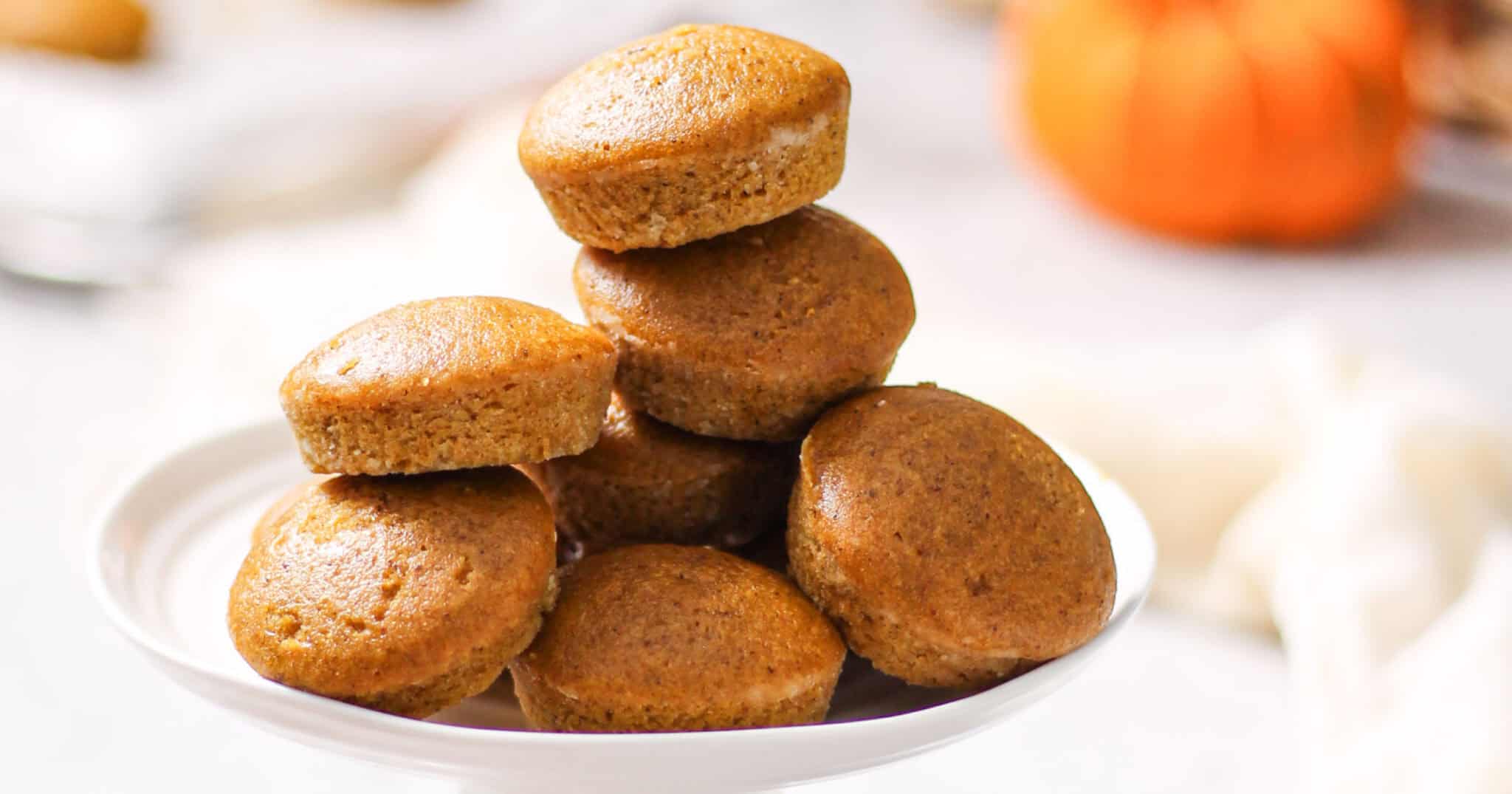 Mini Pumpkin Muffins Recipe with Cinnamon Sugar - Susan Brings Dessert