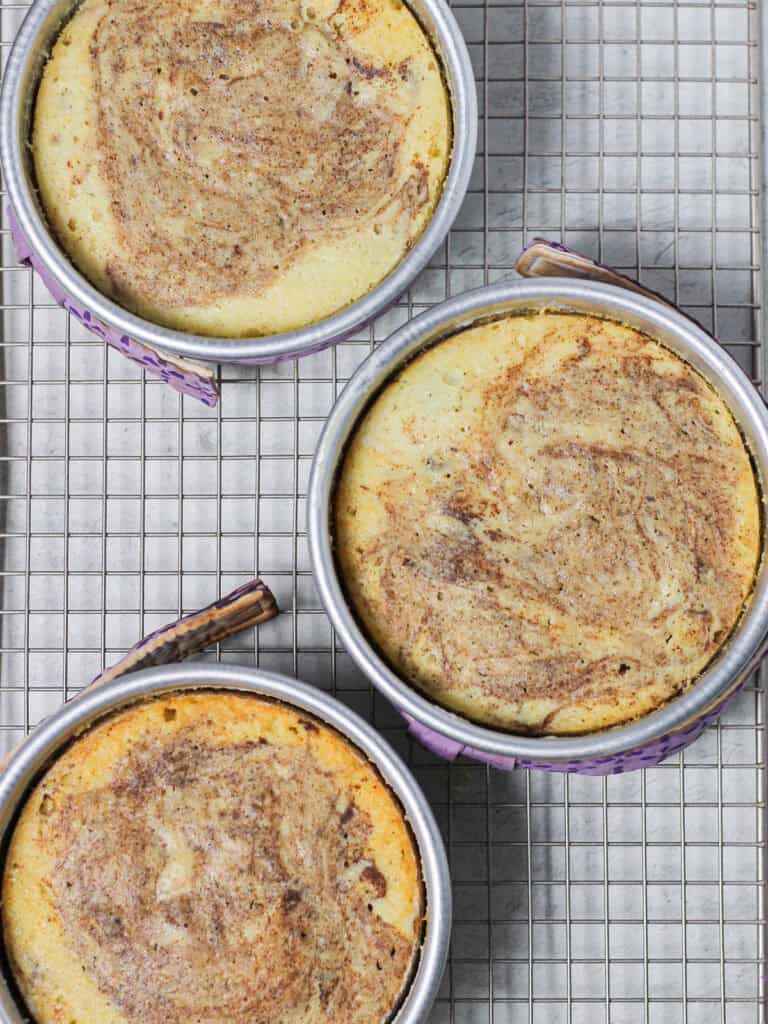 Easy Dirty Chai Cake with Spiced Frosting - Susan Brings Dessert