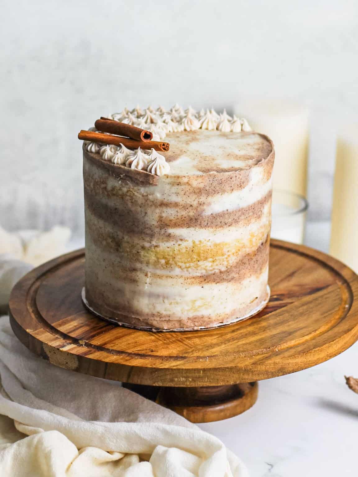 Chai Buttercream Frosting with Cream Cheese - Susan Brings Dessert
