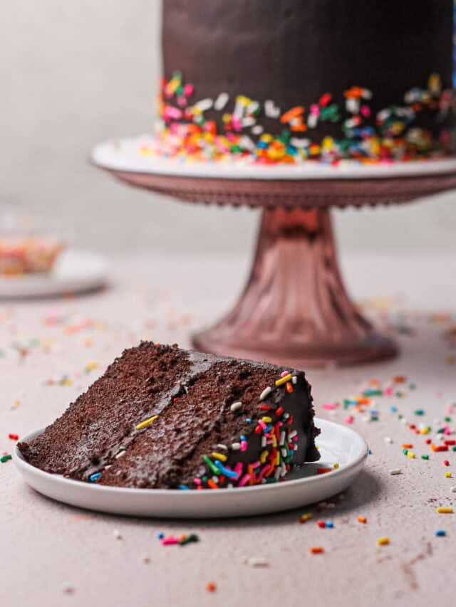 Best 6-Inch Chocolate Sprinkle Cake (Moist & Easy Recipe) - Susan ...