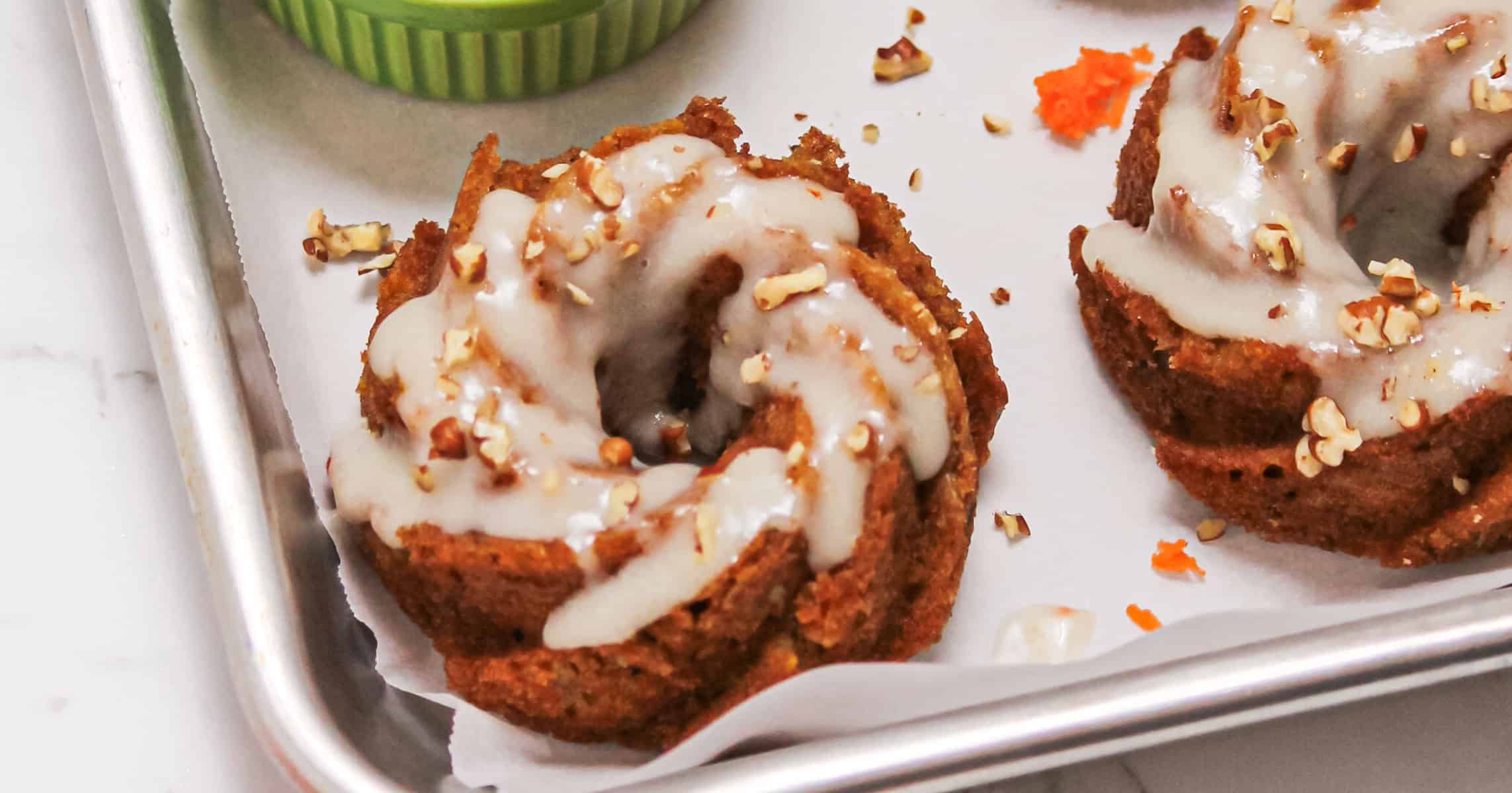 Mini Carrot Bundt Cakes with Pineapple (Cream Cheese Glaze) - Susan ...
