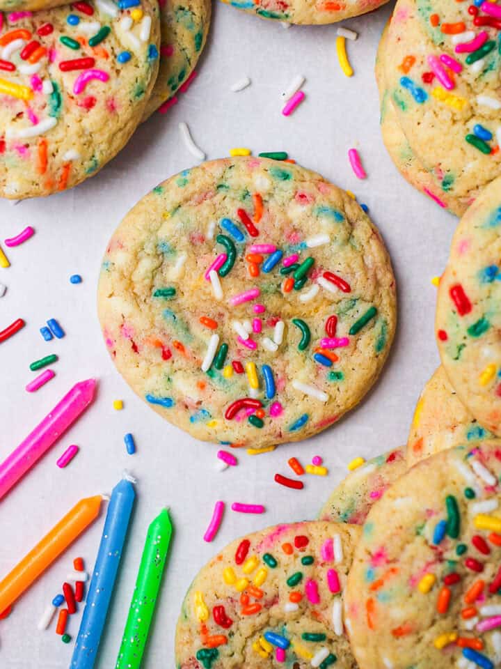 Chocolate Sprinkle Cookies - Susan Brings Dessert